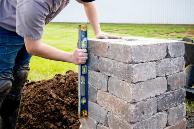 How to Build Stone Columns | Hardscape Basics | DIY