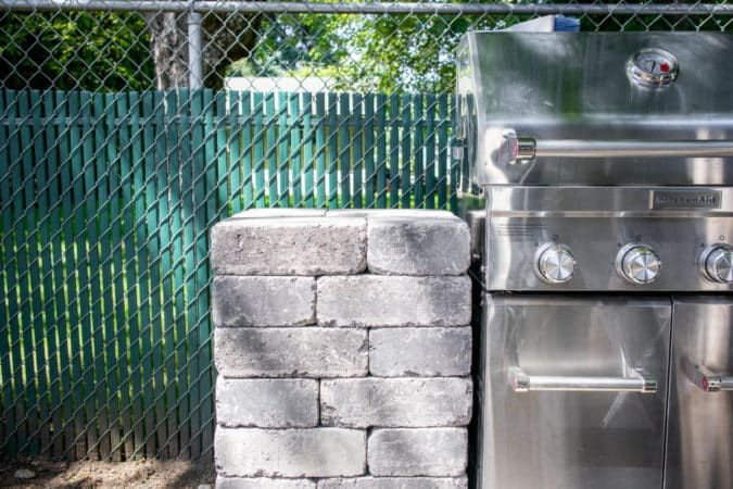 How to Build a Stone Grill Surround | DIY