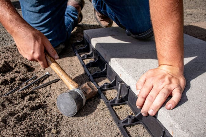 How to Install Paver Edge Restraints | DIY