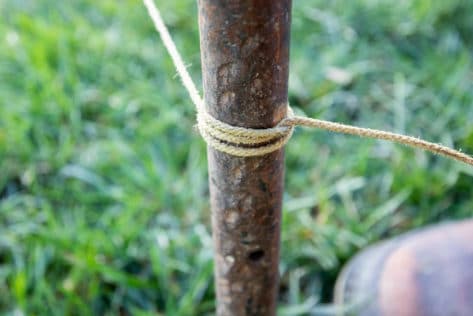 How to Tie a String Line on a Stake | DIY
