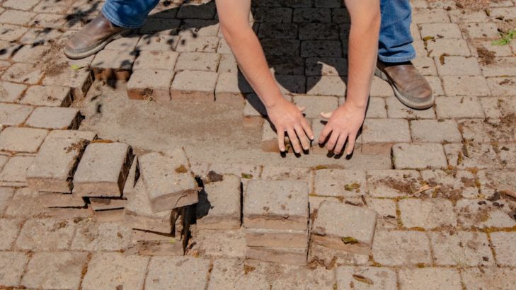 How to Repair Sinking Patio Pavers | DIY