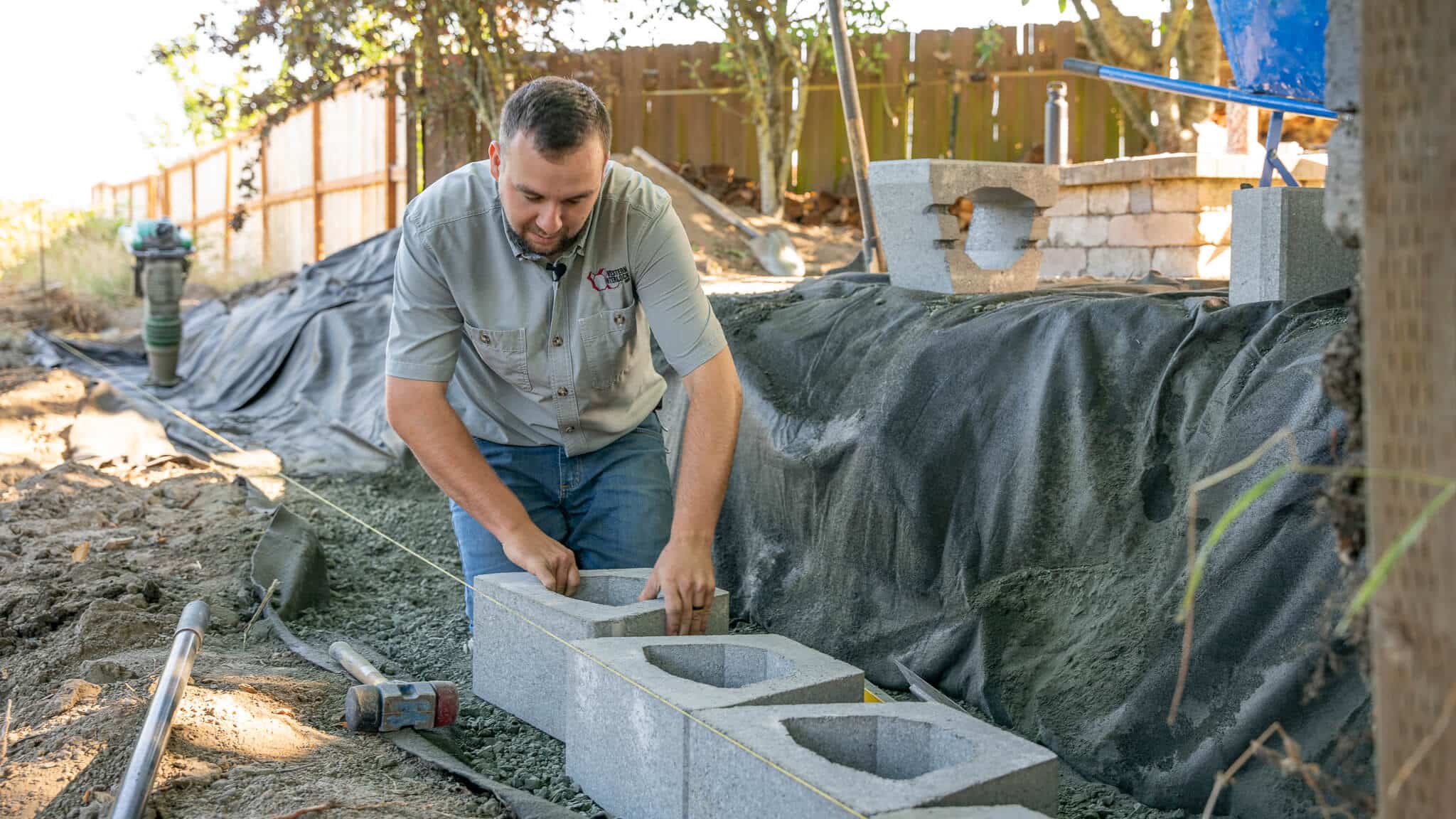 How to Install a Wall Drain for Your Retaining Wall | DIY
