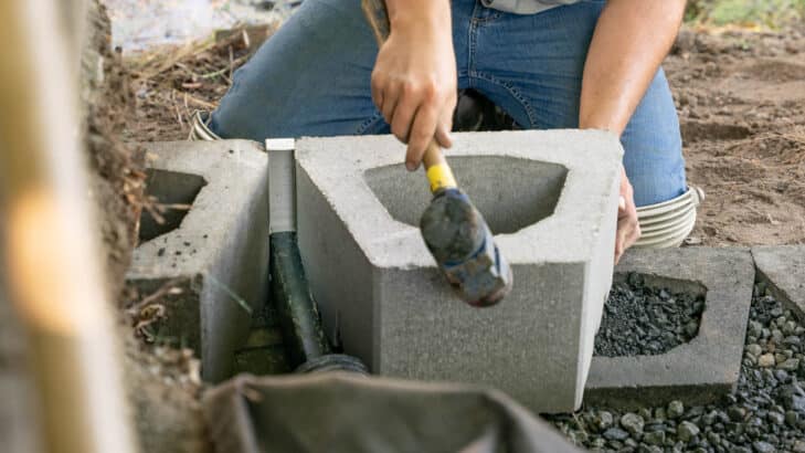 How to Install a Wall Drain for Your Retaining Wall | DIY