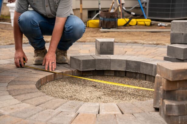 How to Build a Stone Seating Bench on a Paver Patio | DIY