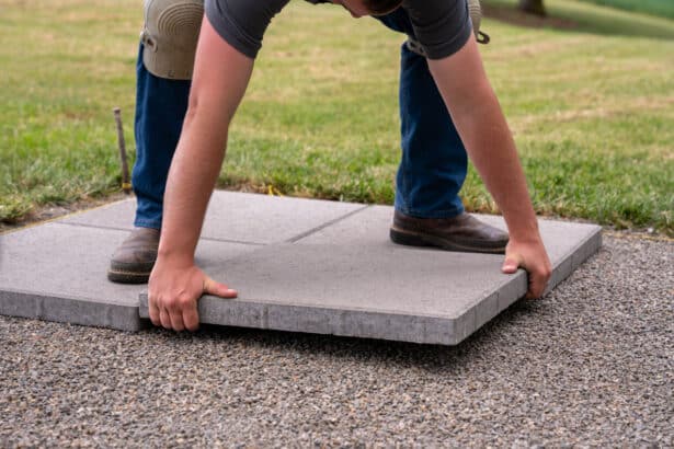 How to Lay Large Pavers for Your Outdoor Living Space | DIY