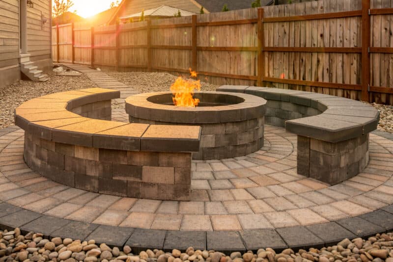 Chateau Moderna™ Fire Pit Kit | Western Interlock
