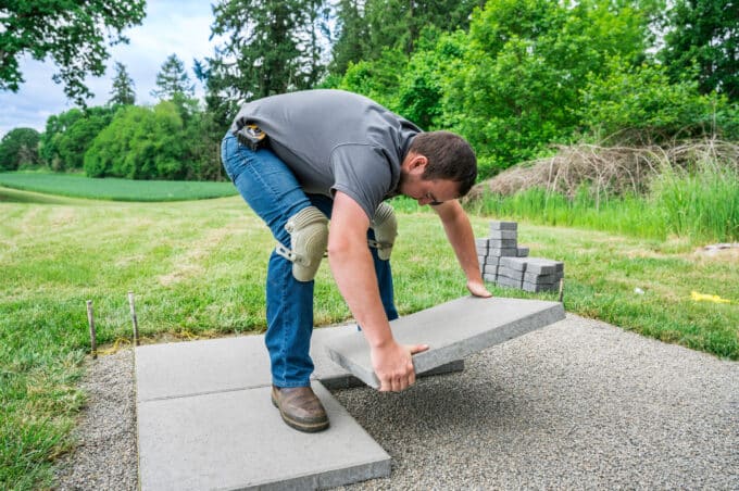 How to Lay Patio Pavers: Technique for Laying Stones & Slabs | DIY