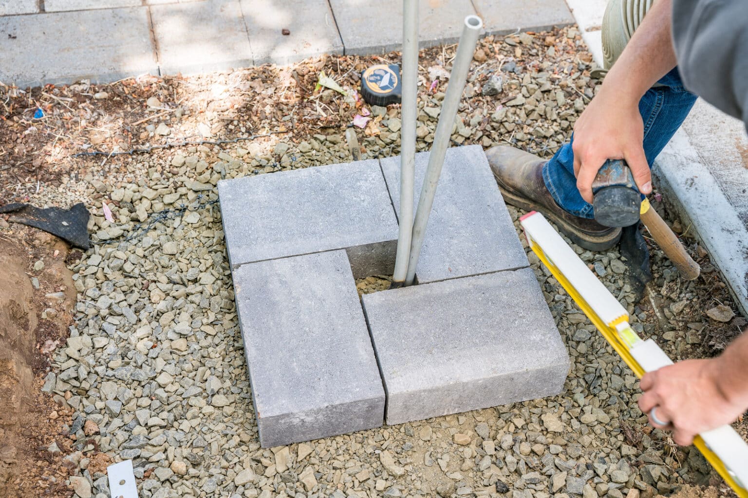 How to Build a Stone Column | DIY